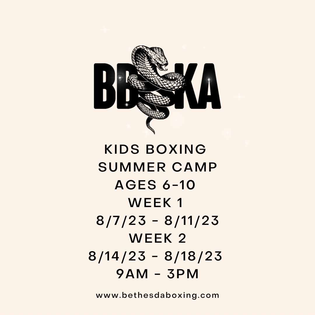 Boxing Summer Camp for Kids in Bethesda, MD